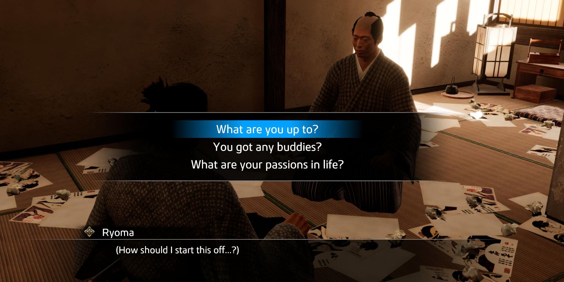 Like A Dragon: Ishin - The Reclusive Son Substory Answers