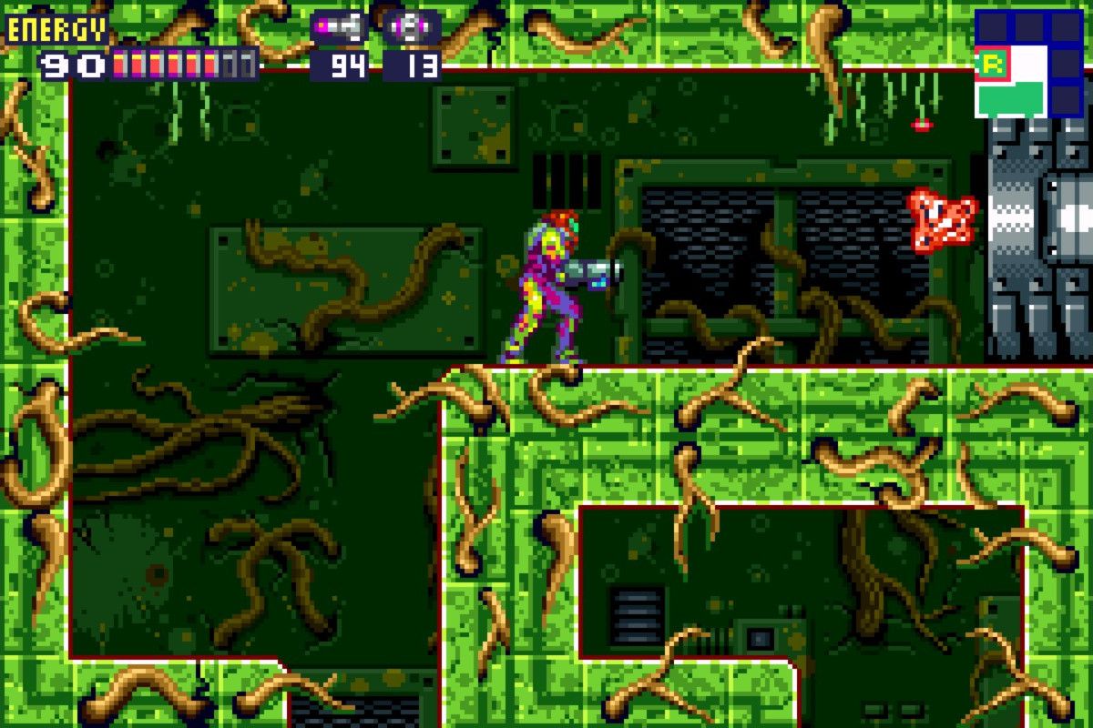 Metroid Fusion: Where to Go After Spider Boss Yakuza (Space Jump)