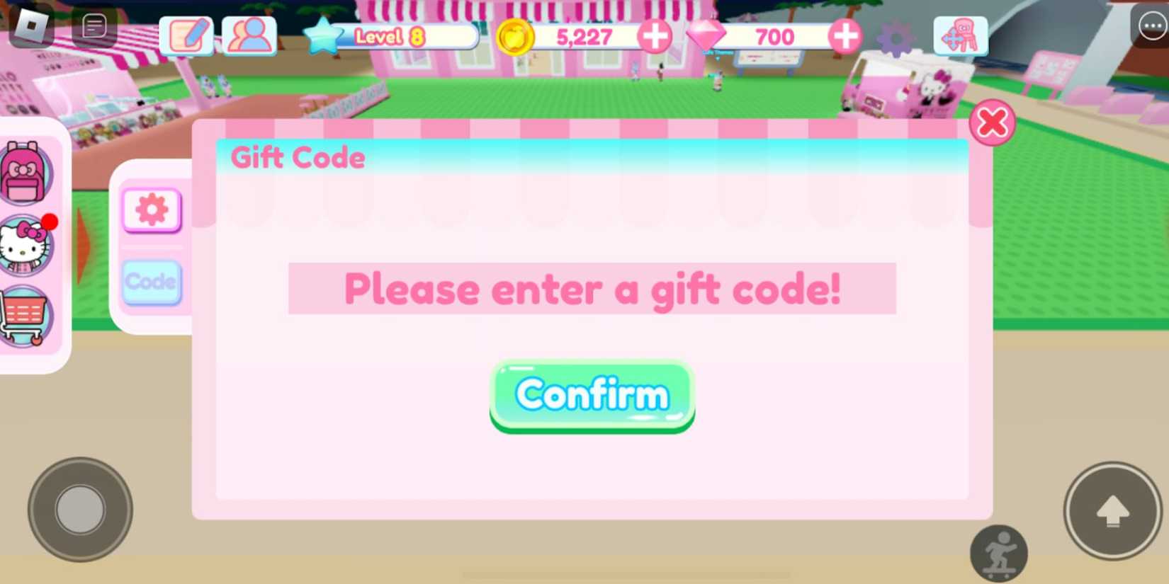 Roblox: My Hello Kitty Cafe Codes