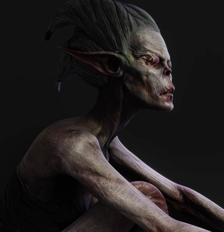 Skyrim Fan Creates Realistic Versions of the Game’s Falmer