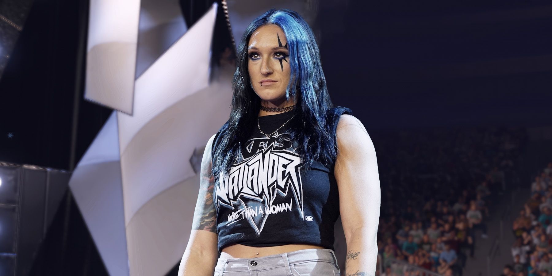 WWE 2K23 Player Creates AEW's Kris Statlander in the Game WWE 2K23 Player Creates AEW's Kris Statlander in the Game
