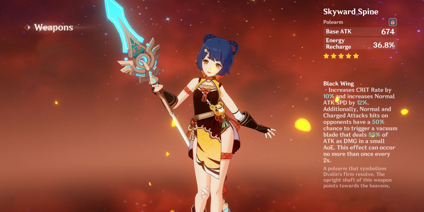 Genshin Impact: The Best Weapons For Xiangling