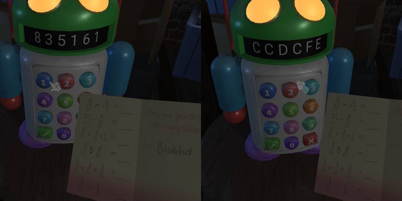 What's the Secret Blabbot Code in Amanda the Adventurer?