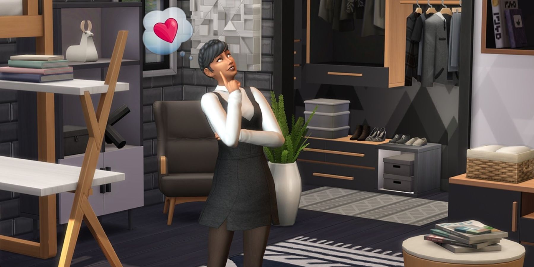 Hilarious Sims 4 Bug Accuses Sim of Being Too Poor to Think