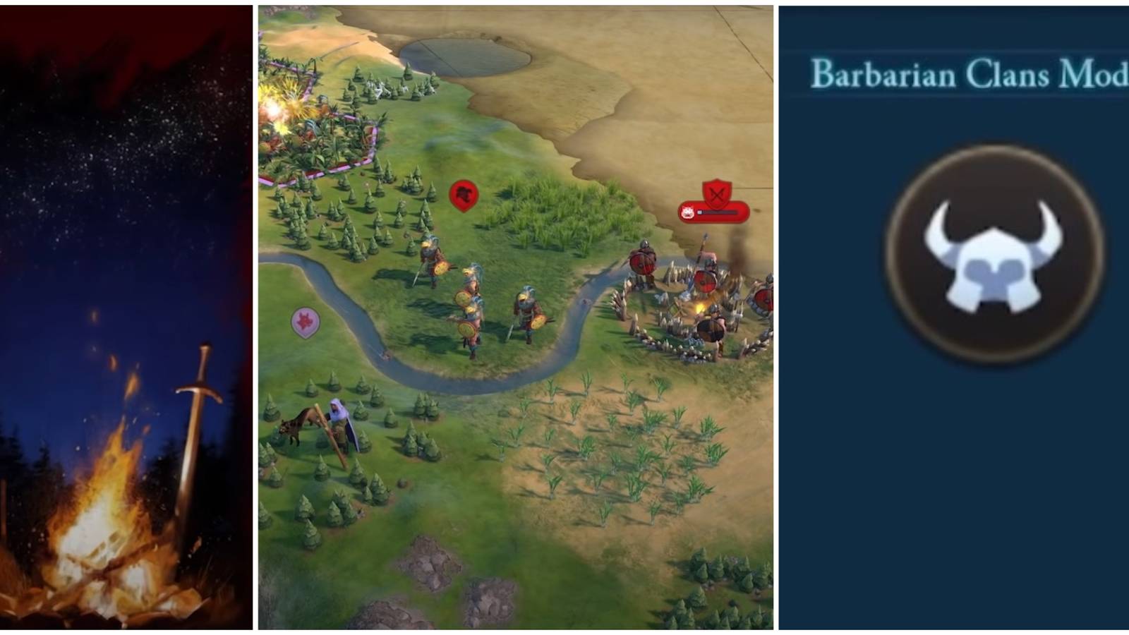 Civilization 6: All Barbarian Clan Types