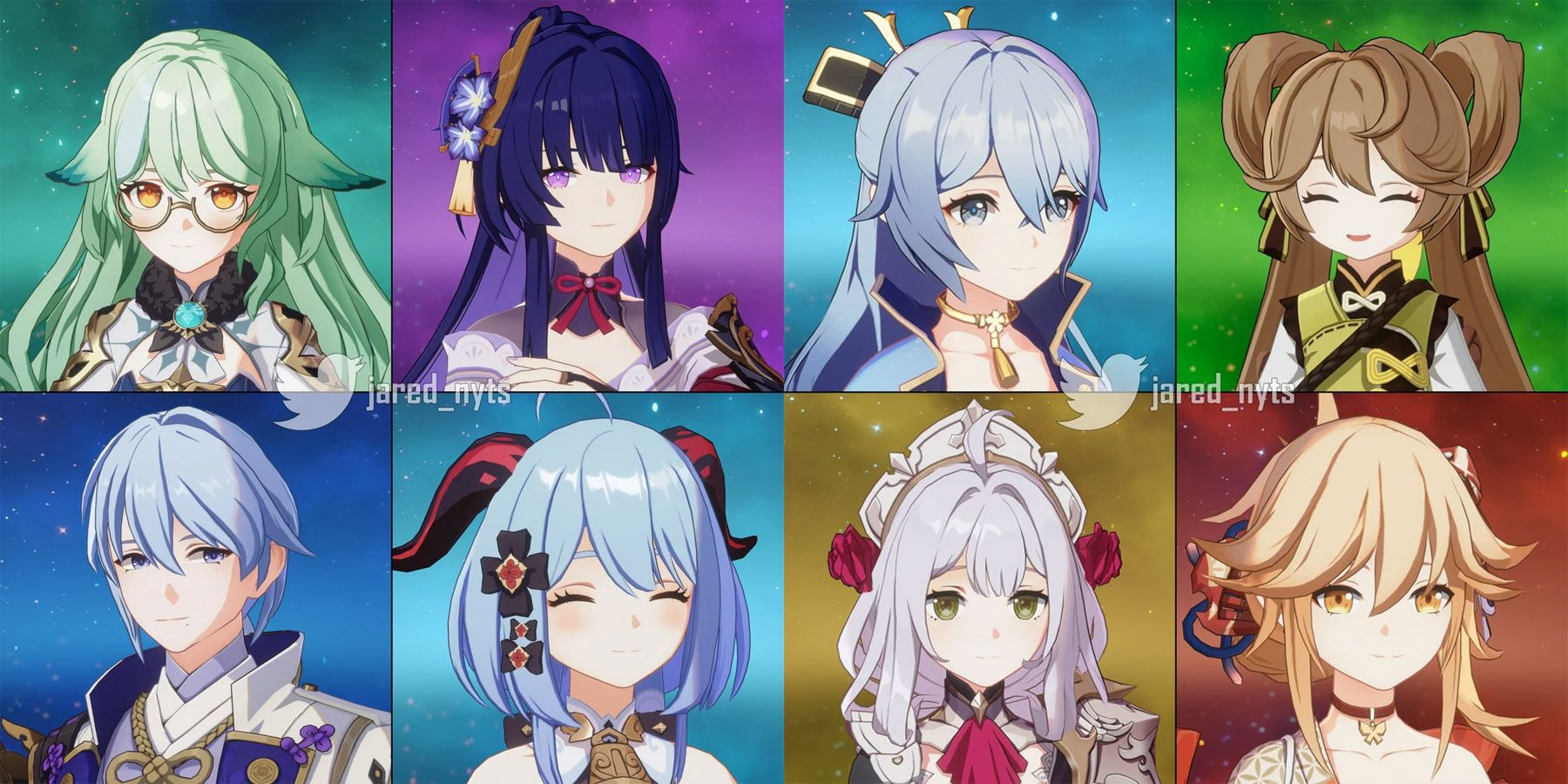 Genshin Impact Concept Combines Characters With Honkai Impact Haircuts