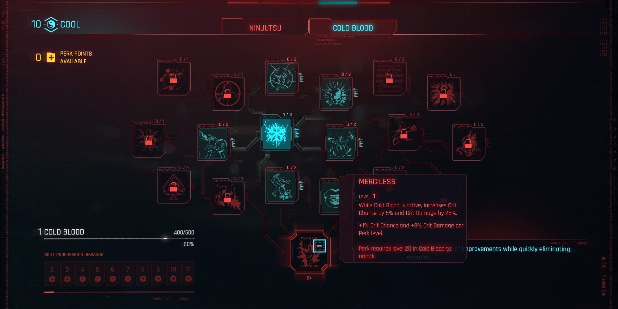 Cyberpunk 2077: Best Perks In The Cold Blooded Tree