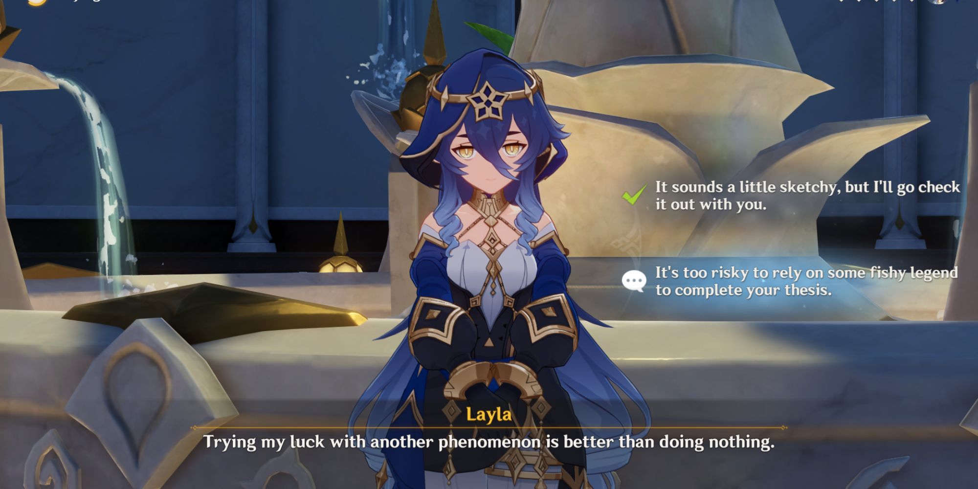 Layla Gets an Anxiety Meter in New Genshin Impact Hangout