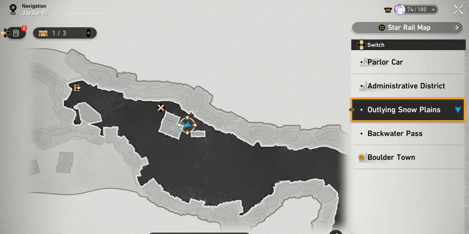 Honkai: Star Rail – Outlying Snow Plains Chests And Warp Trotter Locations