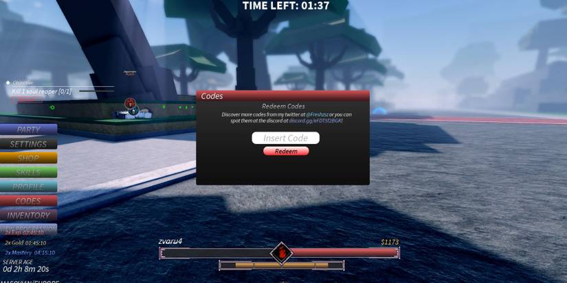 Roblox: Project Mugetsu Codes