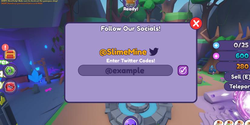 Roblox: Slime Mine Codes