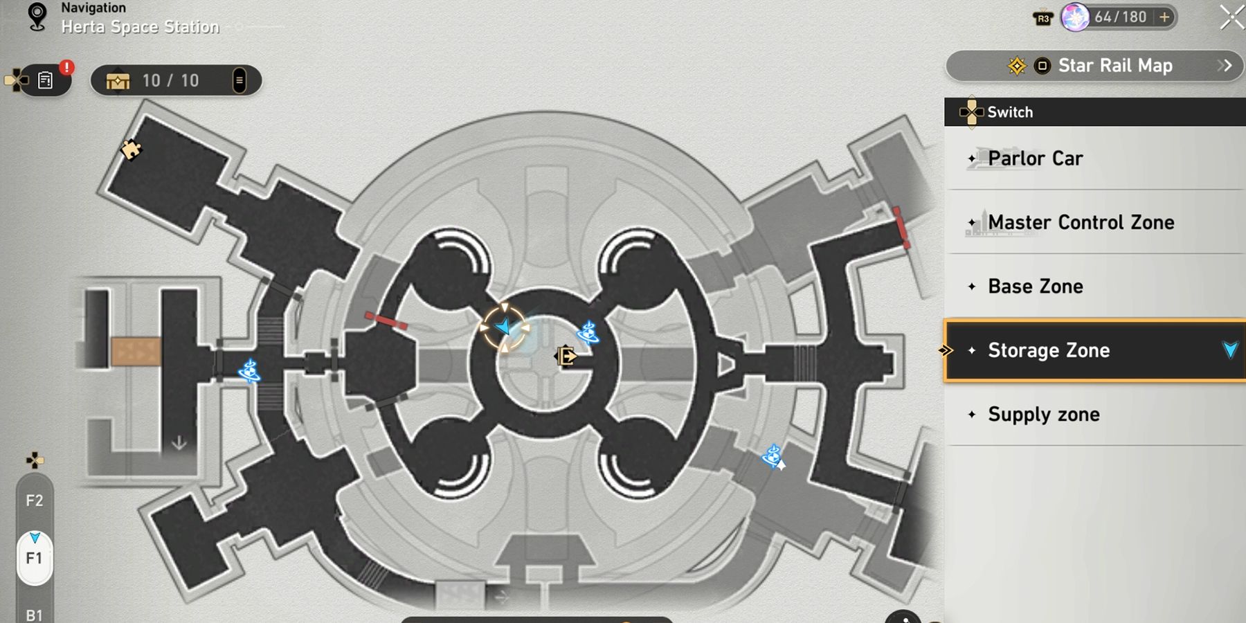 Honkai Star Rail: Storage Zone Chests And Warp Trotter Locations