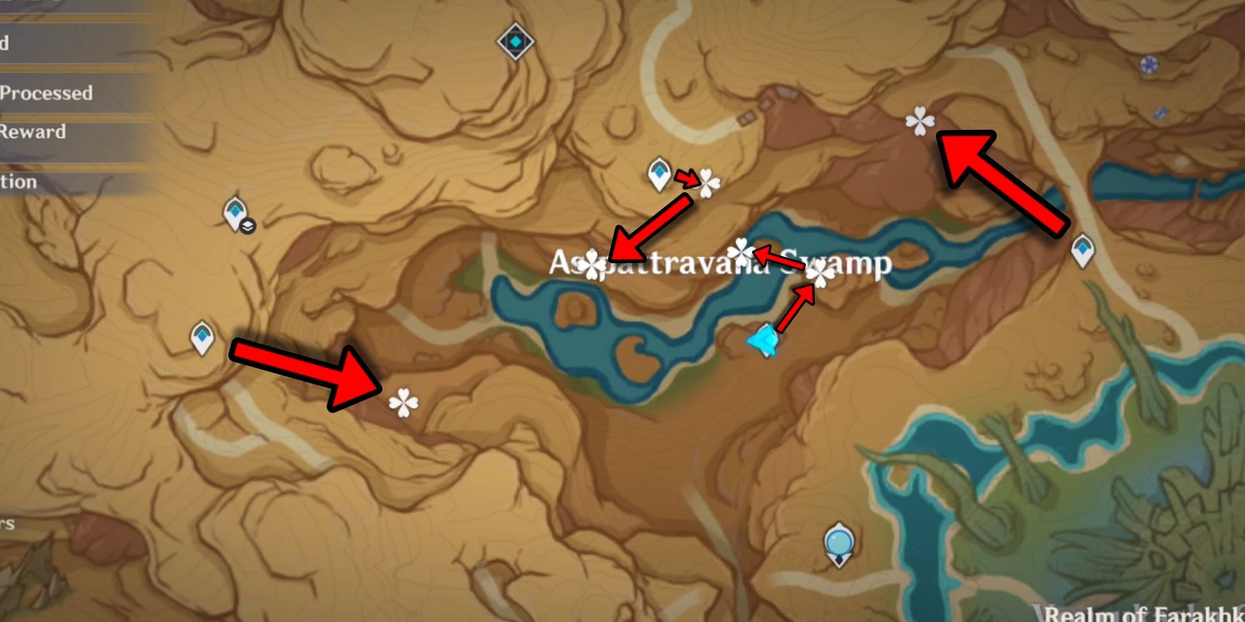 Genshin Impact: Udumbara Locations