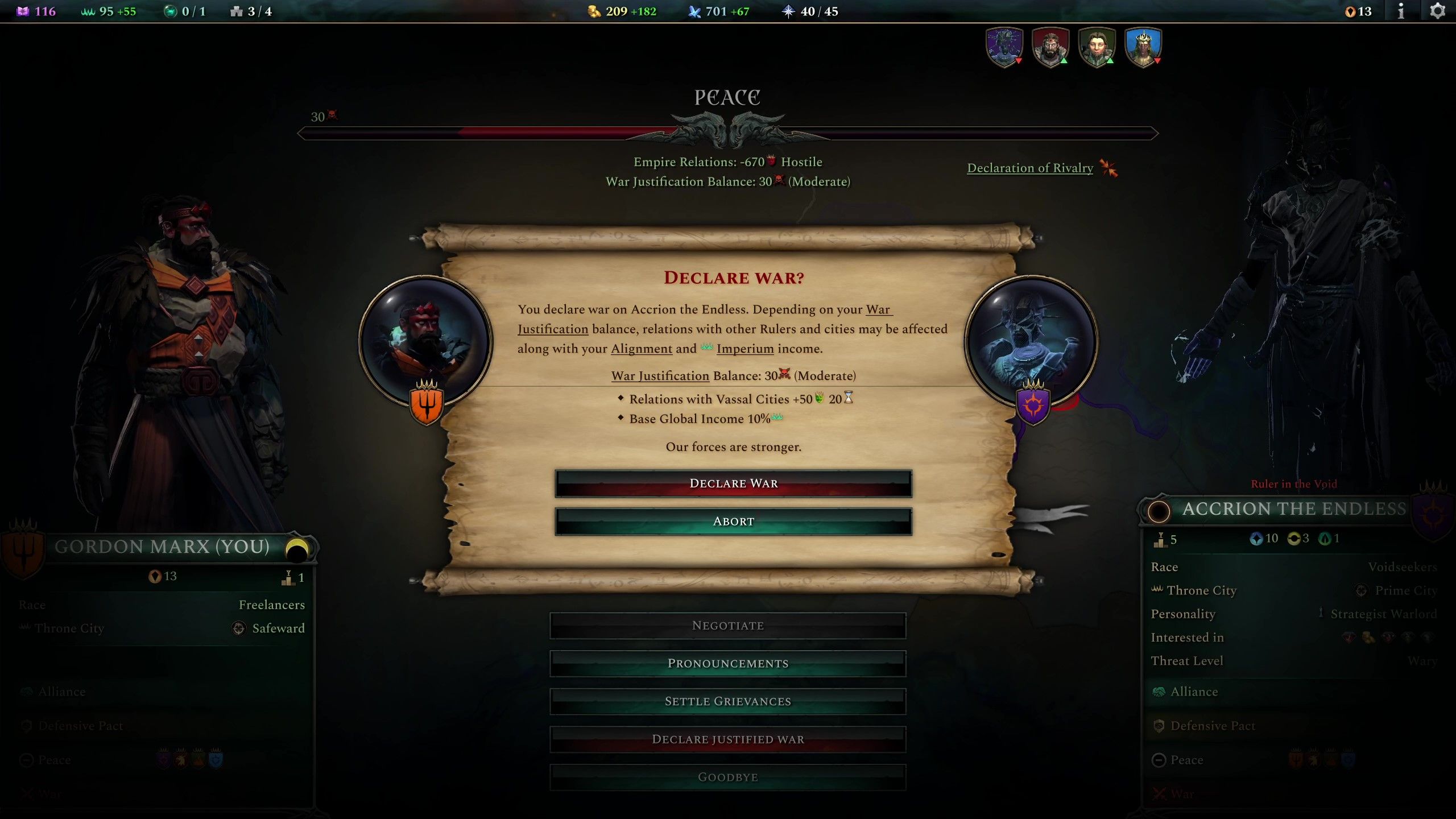 Age of Wonders 4: Faction Diplomacy Guide