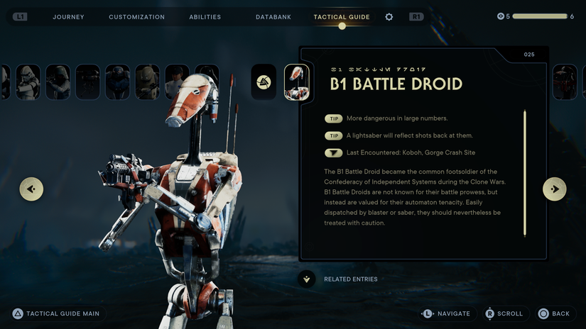 Star Wars Jedi: Survivor - All Enemy Scans