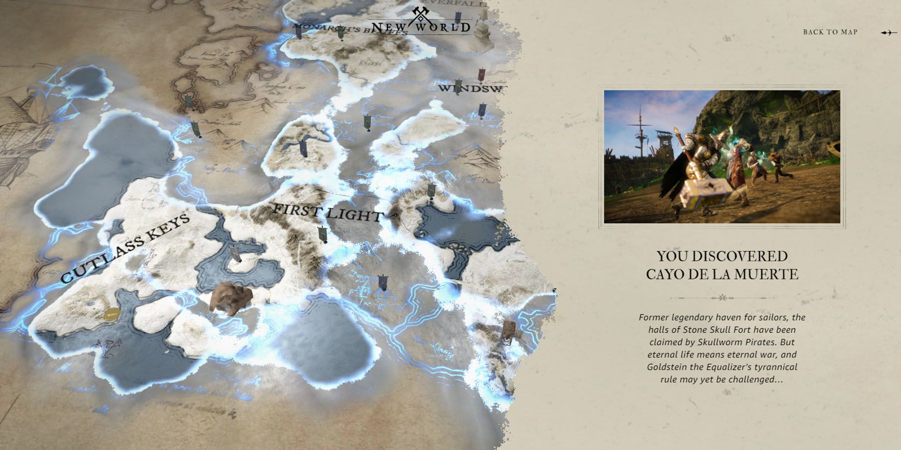 Secrets And Easter Eggs On The New World Game Map