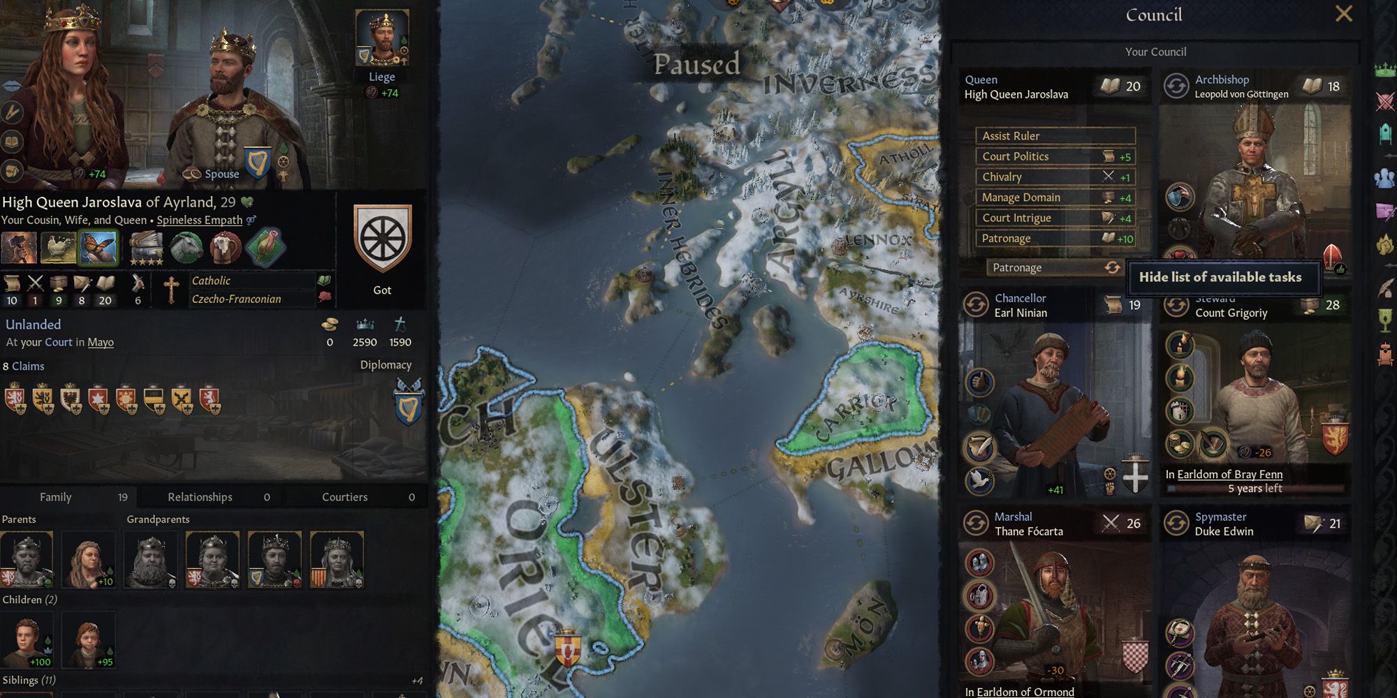 CK3 Tips For Managing Your Council