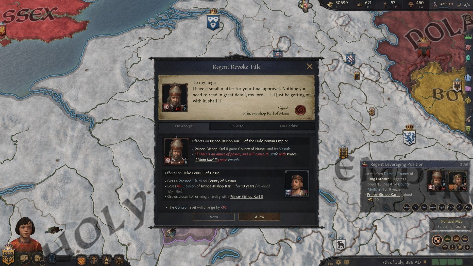 Crusader Kings 3: How to Handle a Regency