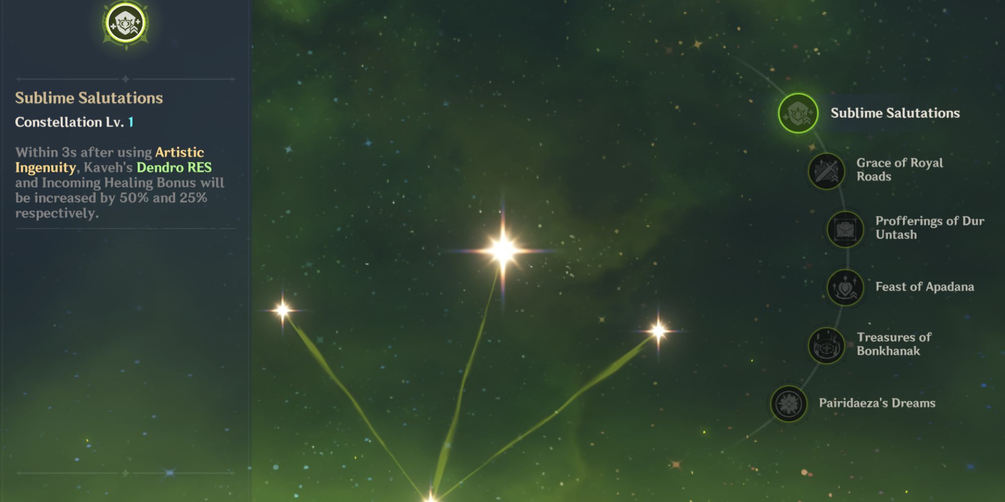 Genshin Impact: Kaveh Constellations Complete Guide