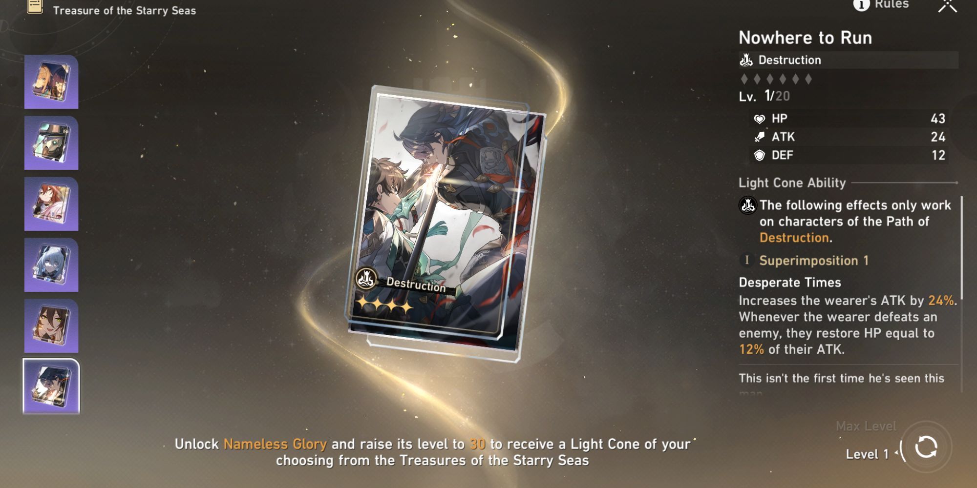 Are Nameless Glory Light Cones Worth In Honkai: Star Rail?