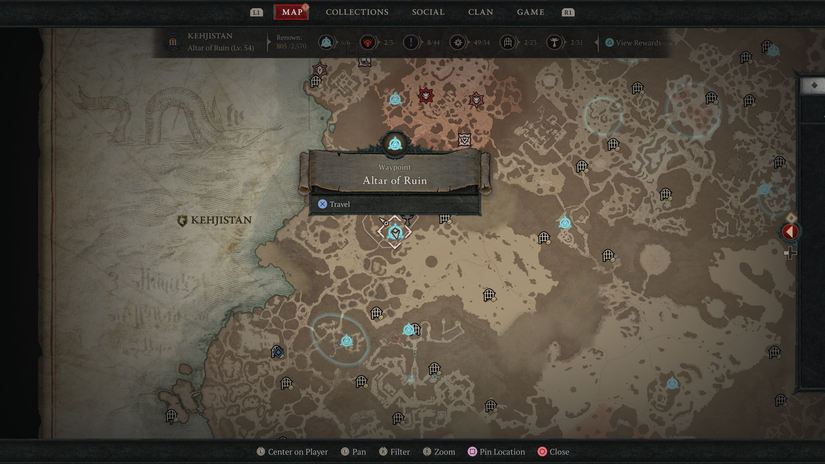 Diablo 4: All Waypoint Locations in Kehjistan