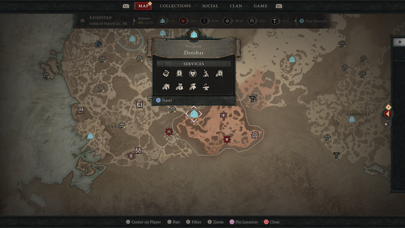 Diablo 4: All Waypoint Locations in Kehjistan