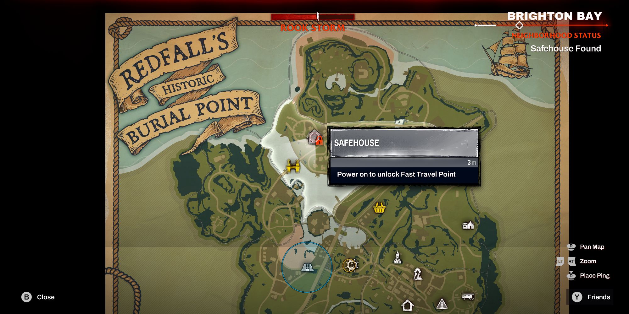Redfall: Brighton Bay Safehouse Generator Key Location