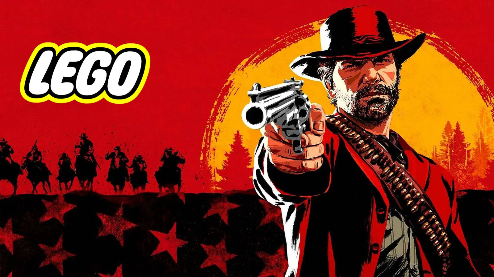Red Dead Redemption 2 Cover Art Recreated With LEGO Figures