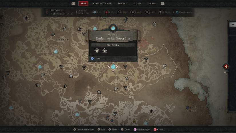 Diablo 4 - All Waypoint Locations in Scosglen