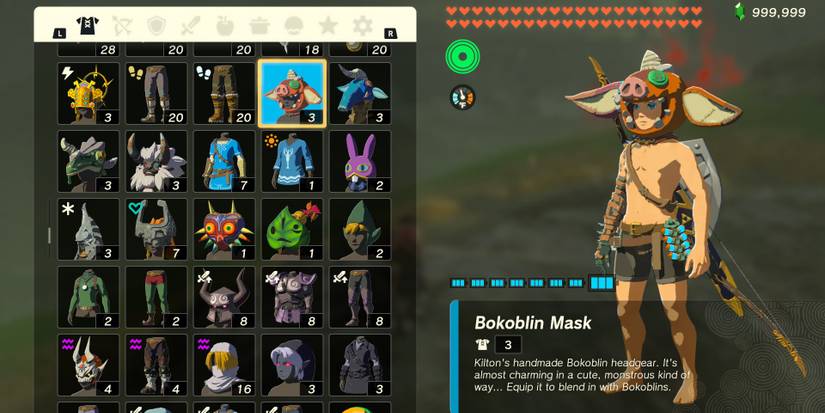 Every Miscellaneous Outfit Piece in The Legend of Zelda: Tears of the ...