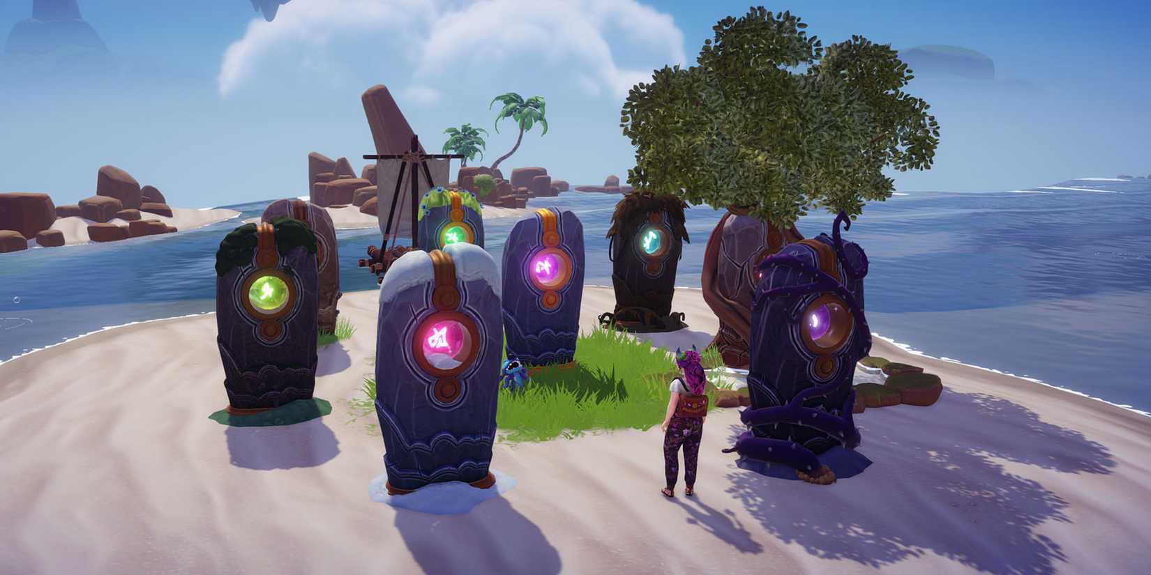 Disney Dreamlight Valley: Between A Skull Rock And A Hard Place Quest Guide (All Pillar Locations)