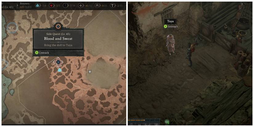 Diablo 4: Blood and Sweat Quest Guide (Where to Find Little Tuya)