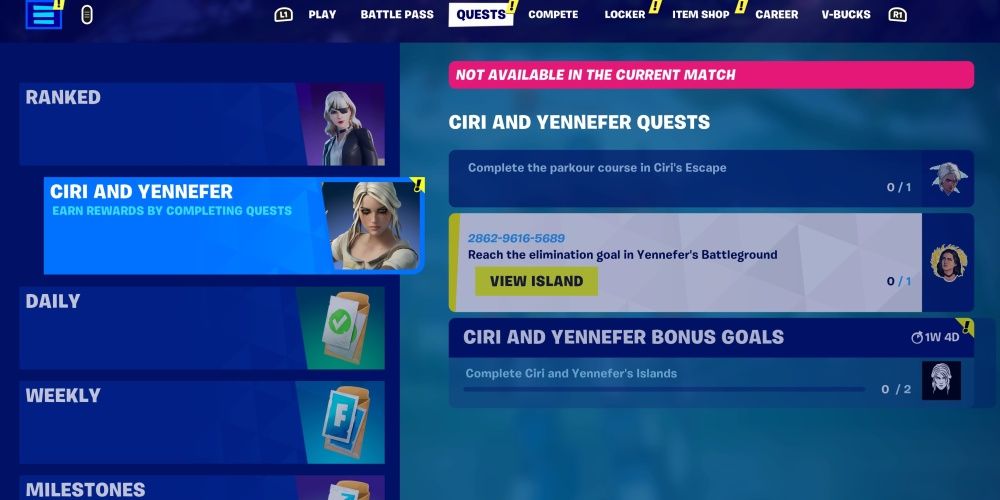 Fortnite: How To Get Ciri And Yennefer Skins (The Witcher)