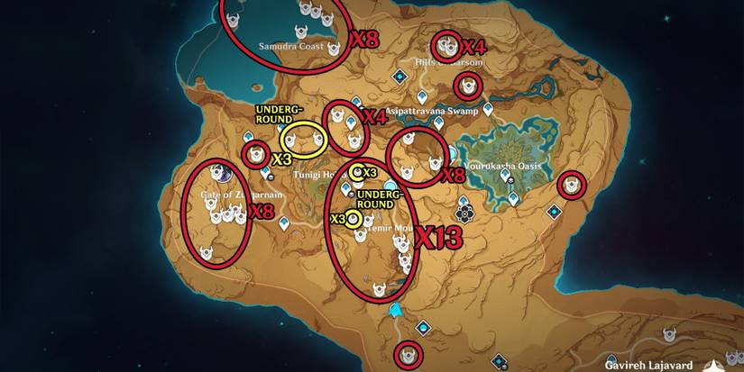 Genshin Impact: Hilichurl Locations