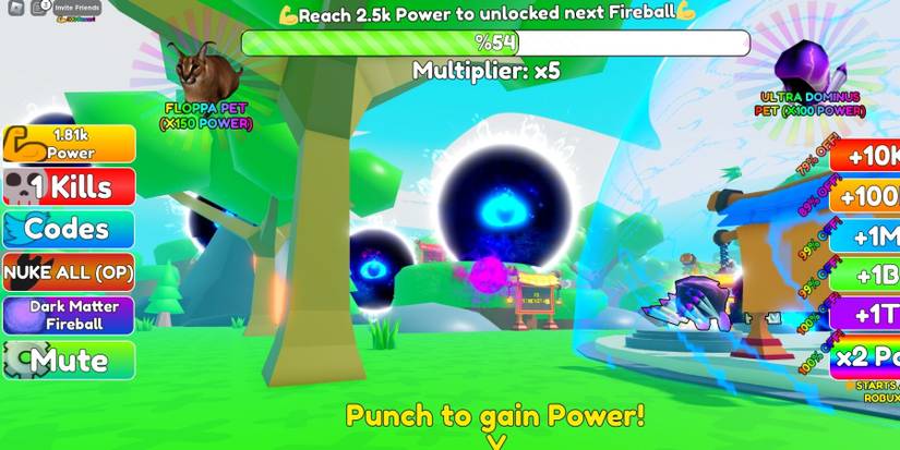 Roblox: Fireball Punching Simulator Codes