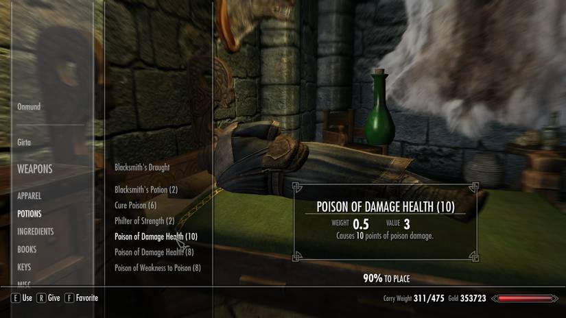 Skyrim: How To Apply And Use Poisons