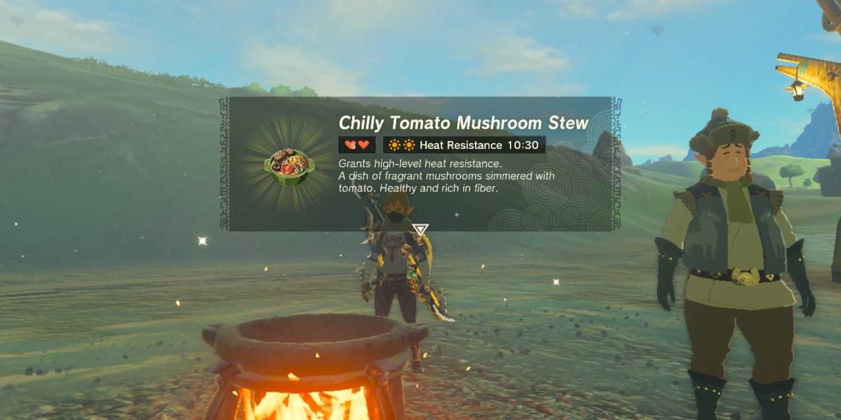 Zelda: Tears of the Kingdom - Best Recipes For Heat Resistance
