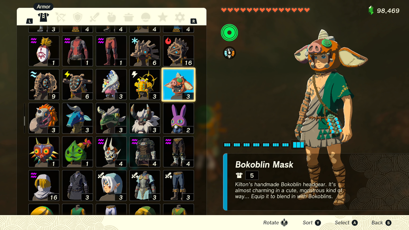 Zelda: Tears of the Kingdom - How to Get All Monster Masks (Bubbul Gem ...