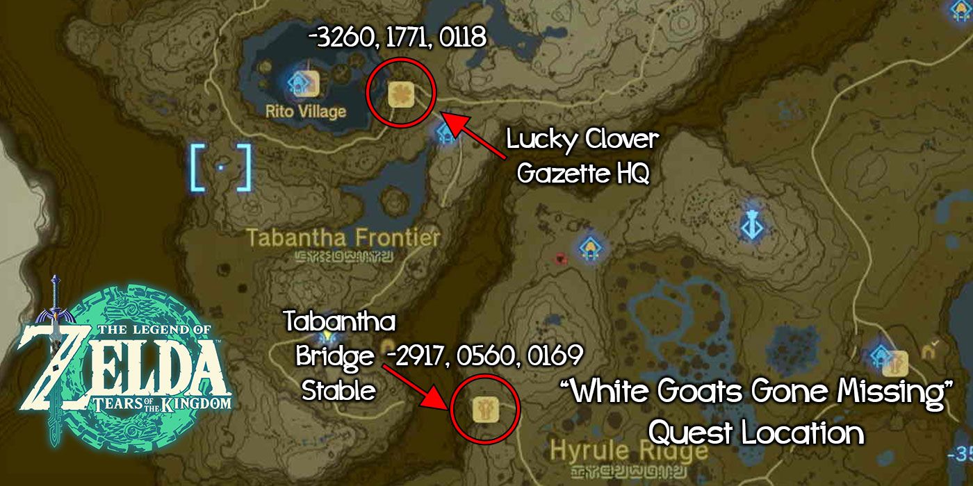 How to Complete White Goats Gone Missing in Zelda: Tears of the Kingdom
