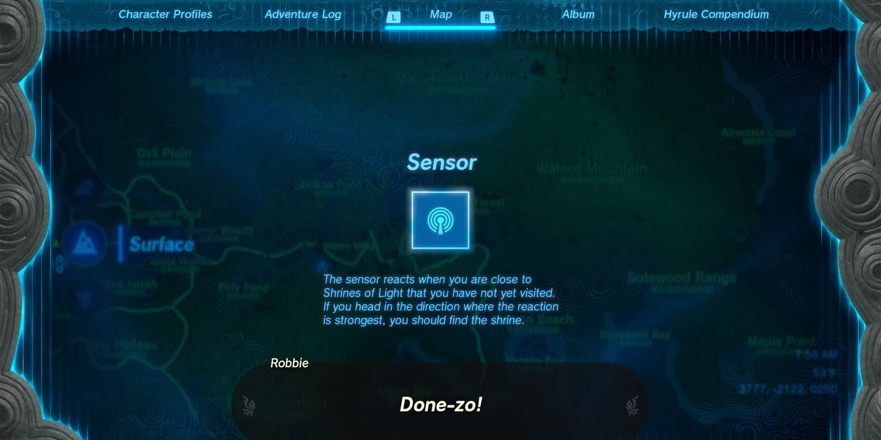 How To Get The Shrine Sensor In Zelda: Tears Of The Kingdom