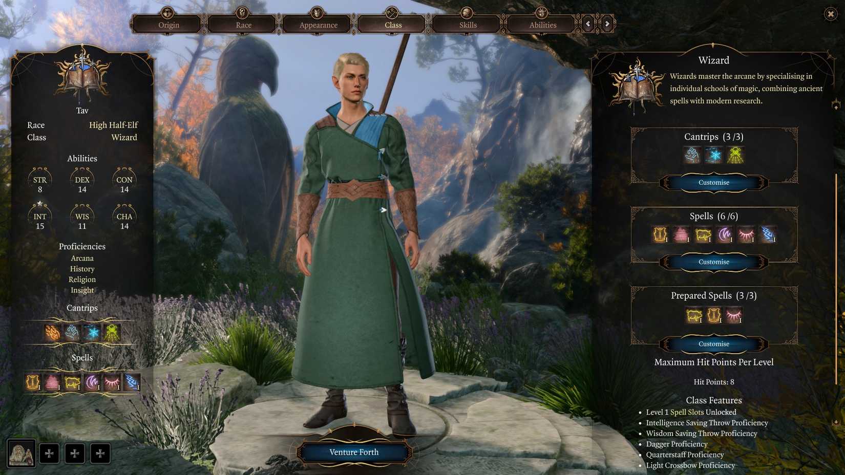 Baldur's Gate 3: Best Wizard Class Build