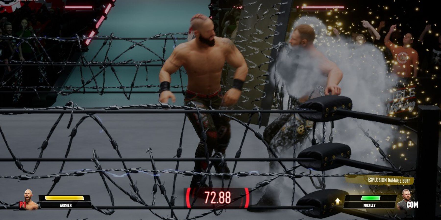 AEW Fight Forever - How to Win the Exploding Barbed Wire Death Match AEW Fight Forever - How to Win the Exploding Barbed Wire Death Match