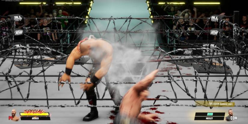 AEW Fight Forever - How to Win the Exploding Barbed Wire Death Match