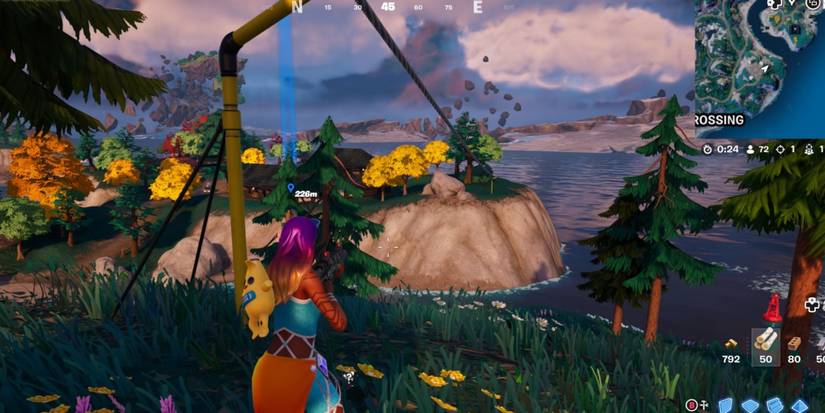 Fortnite: How to Travel from Kenjutsu Crossing to Knotty Nets Without ...