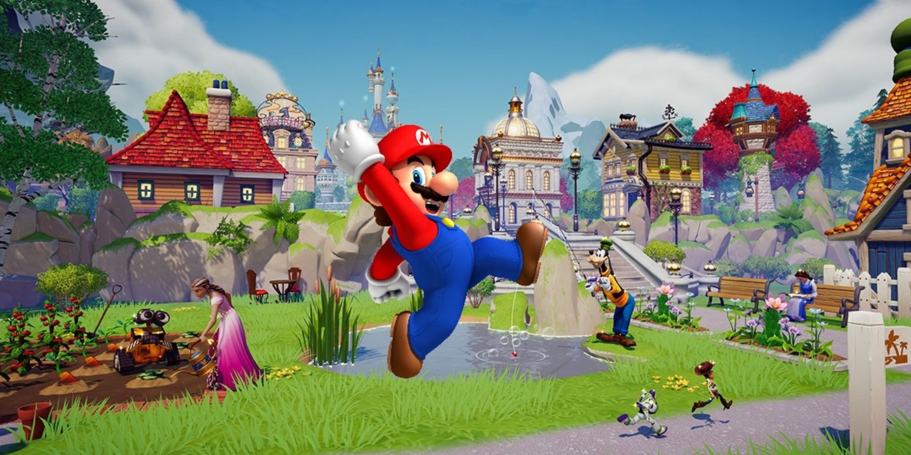 Disney Dreamlight Valley Player Creates Super Mario-Inspired Room