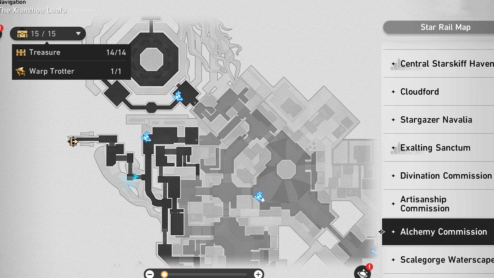 Honkai: Star Rail – Alchemy Commission Chests And Warp Trotter Locations