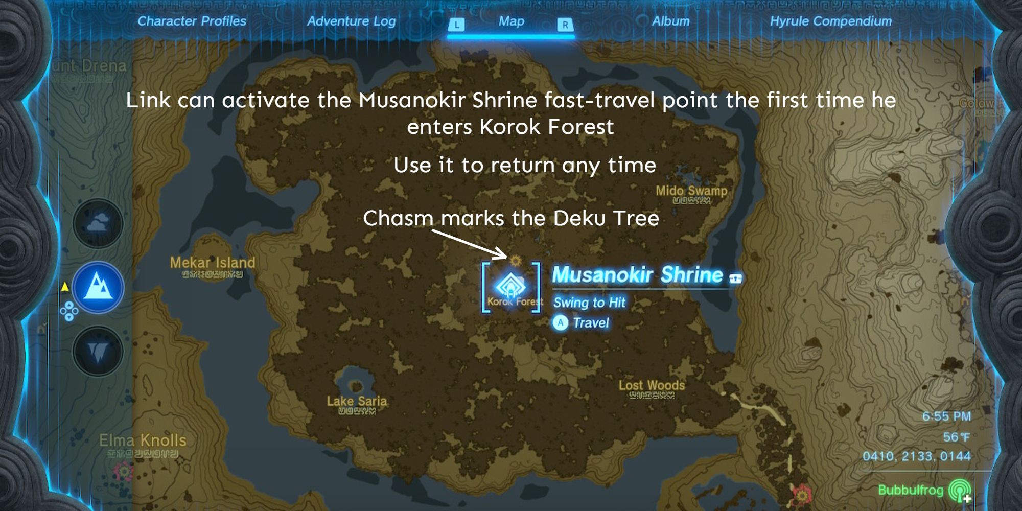 Zelda: Tears of the Kingdom - The Secret Room Quest Walkthrough (Korok ...