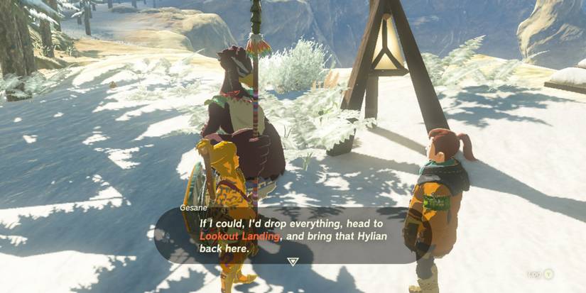 Zelda: Tears of the Kingdom - The Rito Rope Bridge Quest Walkthrough