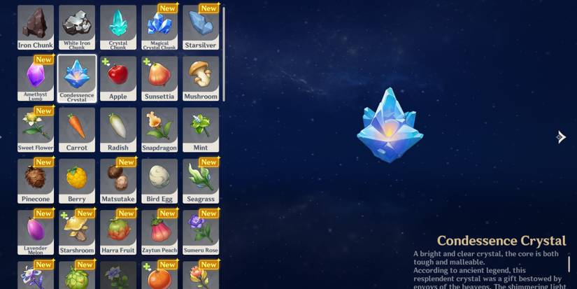 Genshin Impact: Condessence Crystal Locations