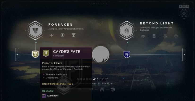 New Destiny 2 Timeline Reflections Feature Helps You Catch Up on the ...
